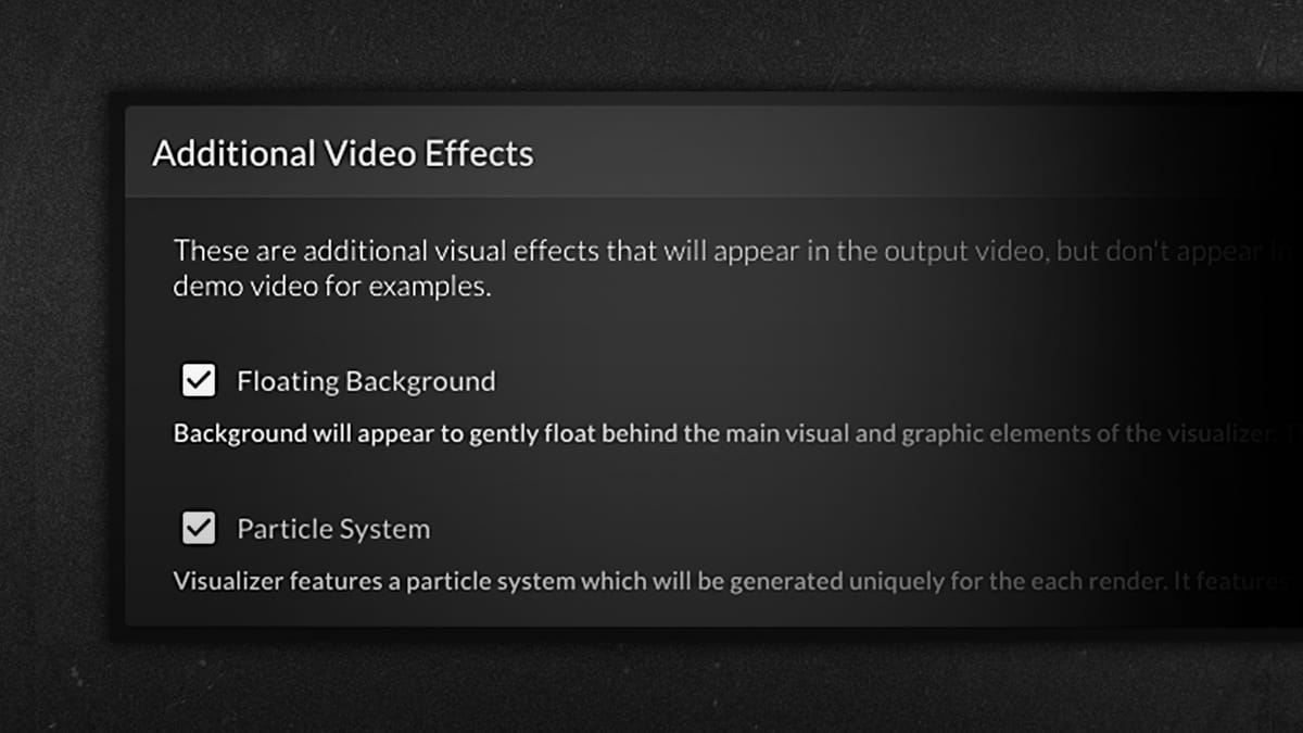 Easier Customization in Visualizer Styles via Configurable FX